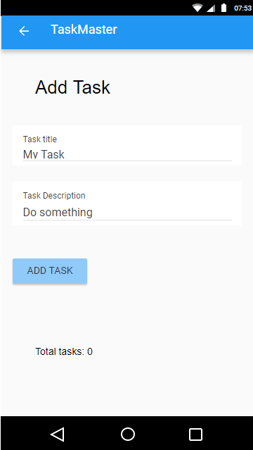GitHub - sajafisher29/taskmaster: First time building an Android app. Developing a task master.